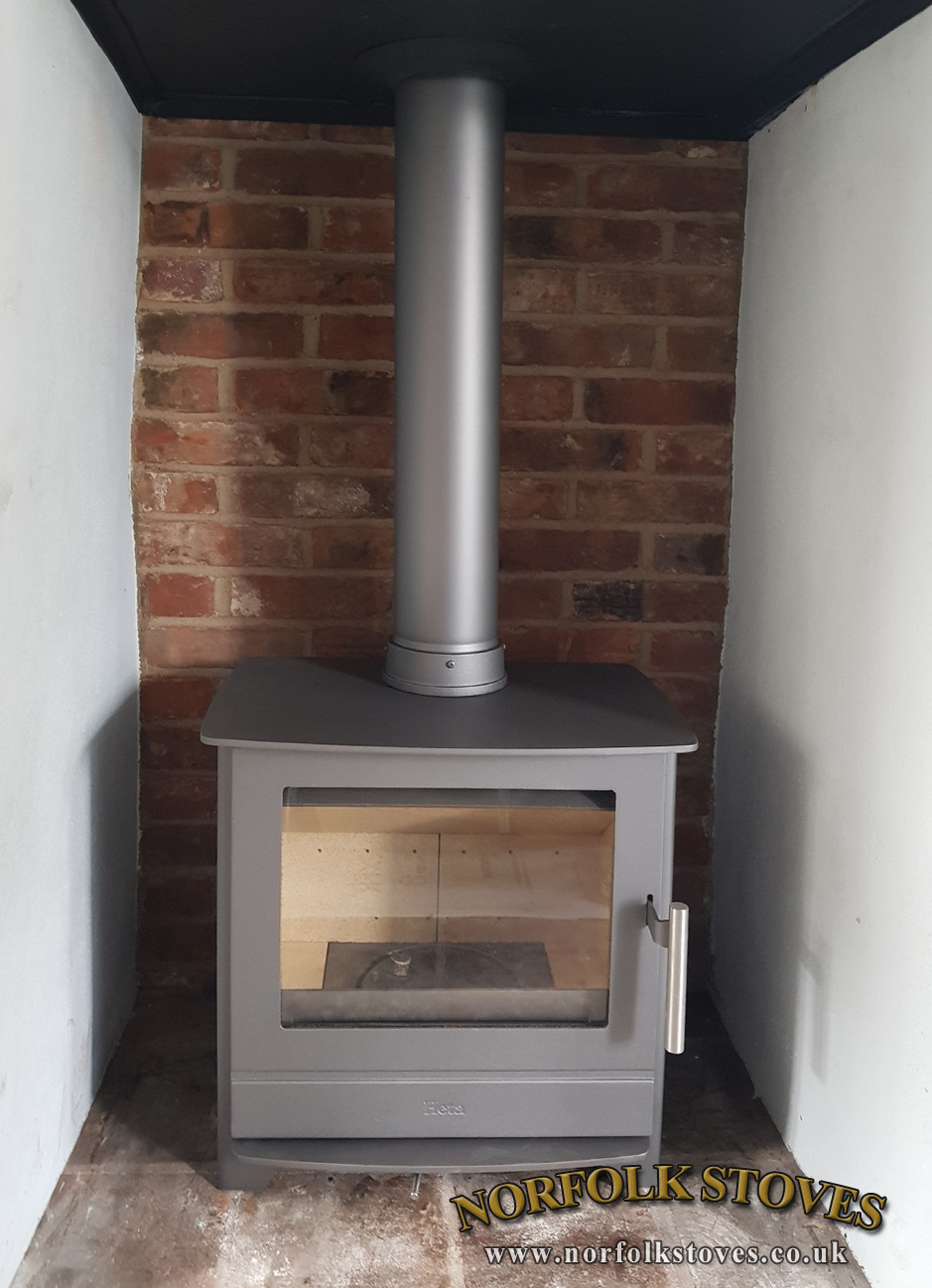 Heta-Inspire-45-Multifuel-Stove-Grey – Norfolk Stoves