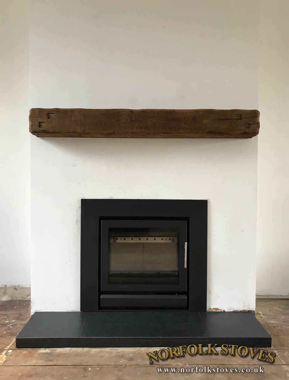 Stovax-Riva-50-Multifuel-Inset-Honed-Granite-Hearth – Norfolk Stoves